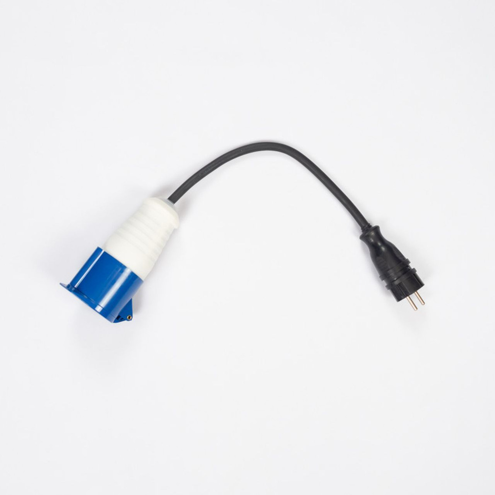 Адаптер TYP281 Schuko (евровилка), 16А, 220В - купить с доставкой по ...