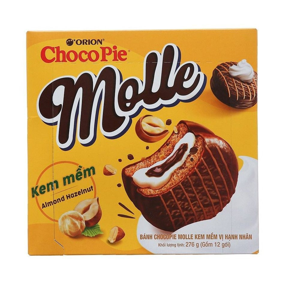 Орион Чоко Пай Миндаль-Фундук/Orion Choco Pie Molle Almond-Hazelnut ...