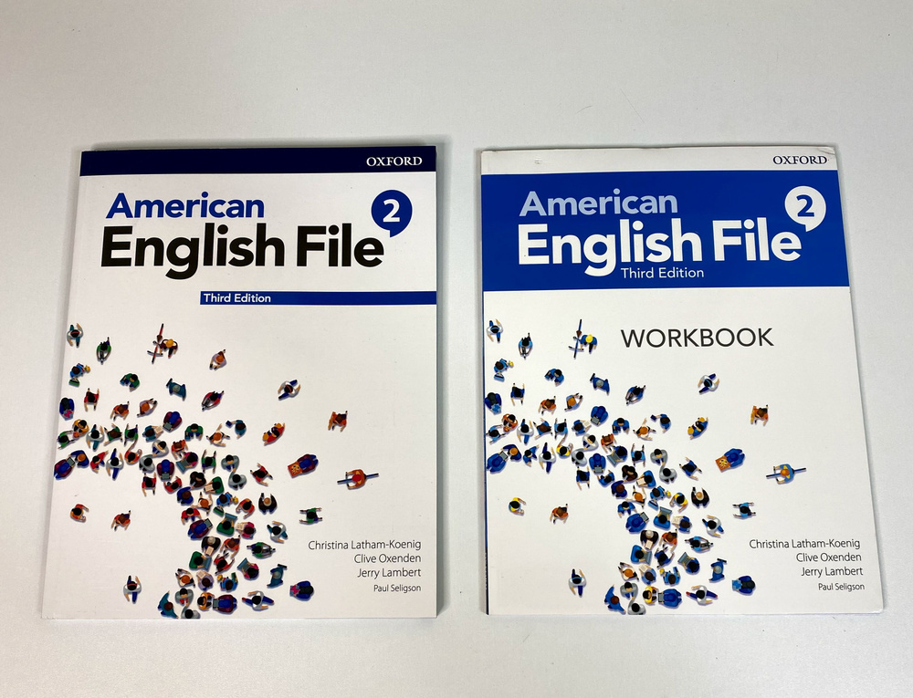 American English File 2 Third Edition, Student book + workbook + CD ...