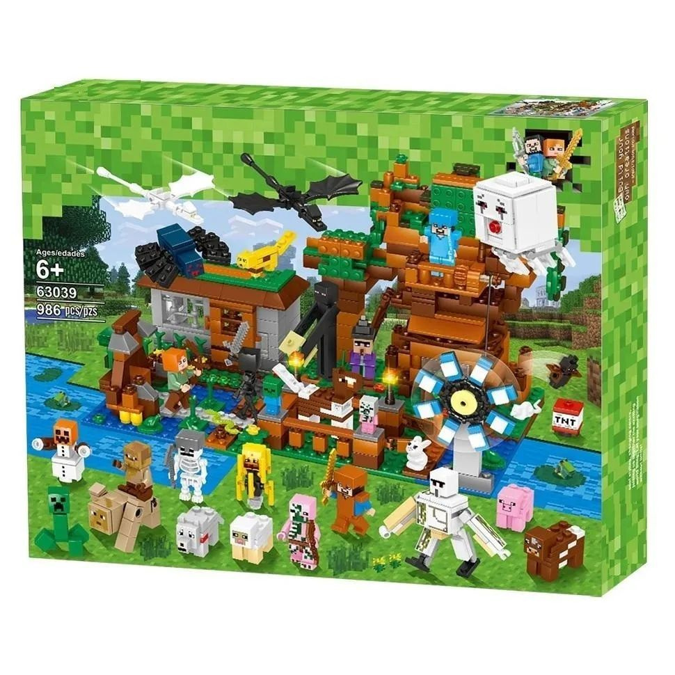 Конструктор 63039 Все персонажи Большая компания Стива, 986 дет ...