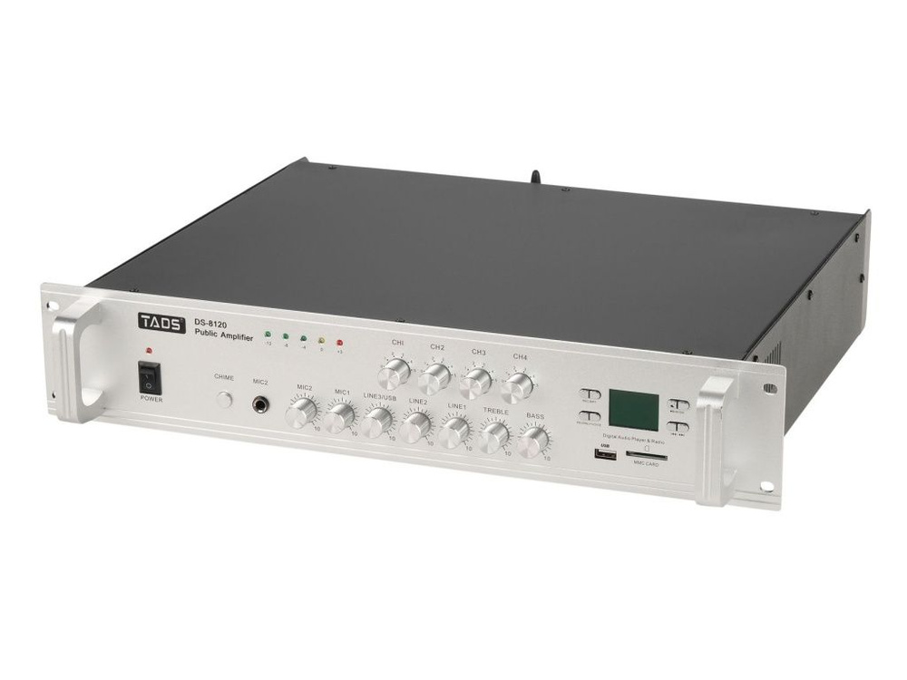 DS-8120 Усилитель мощности трансляционный, 120Вт, TADS купить на OZON по низкой цене (1609159803)