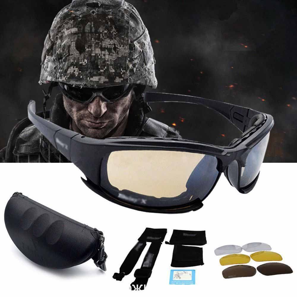 Тактические защитные очки со сменными линзами Daisy X7 для страйкбола ...