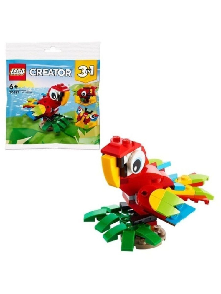 30581 Конструктор LEGO Polybag Creator 3 в 1 Tropical Parrot ...