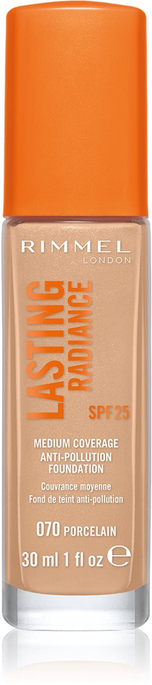 Rimmel Lasting Radiance - осветляющий тональный крем SPF 25 / 070 ...