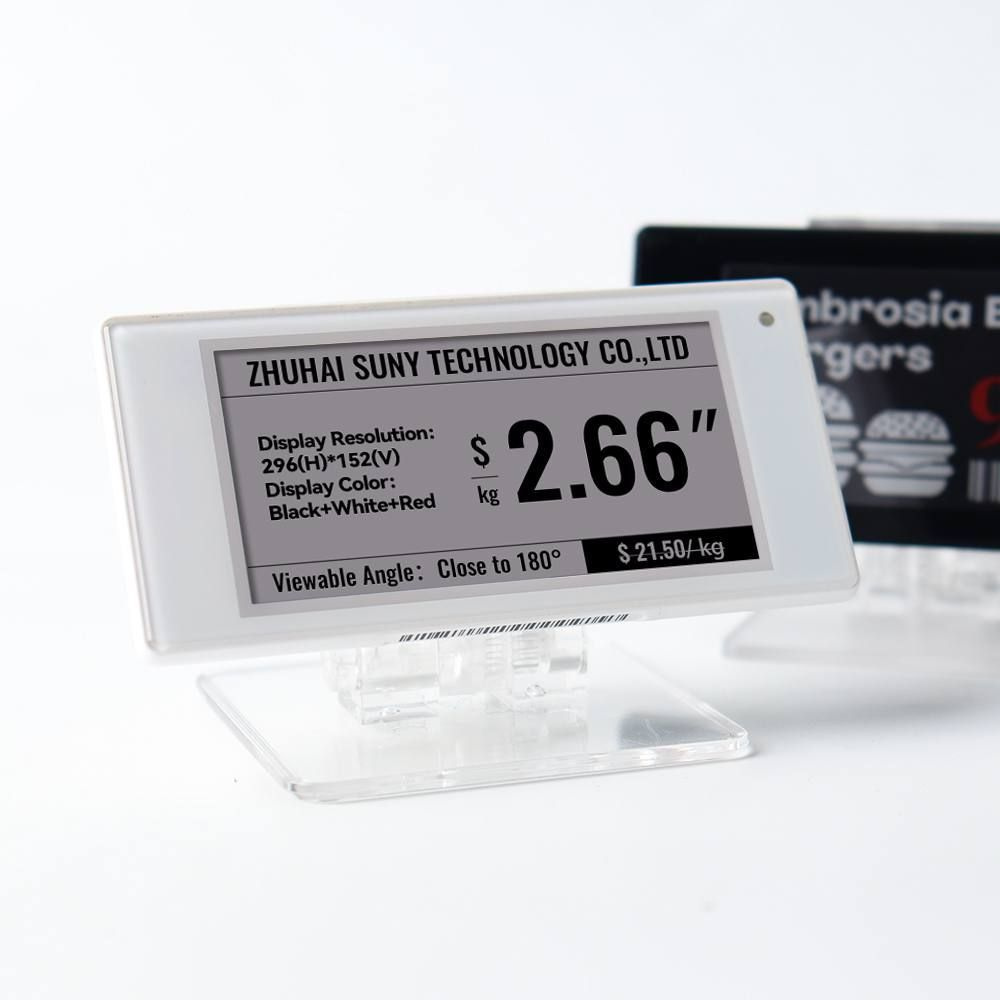 Электронный ценник 2.66 дюйма черный / Electronic Shelf Label 2.66 ...