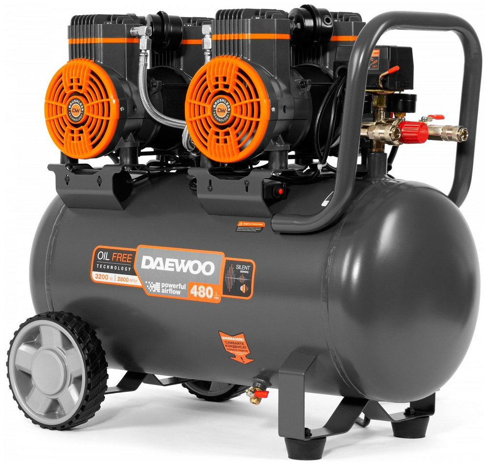 Компрессор Безмасляный Daewoo Power Products, 3200 Вт - купить по ...
