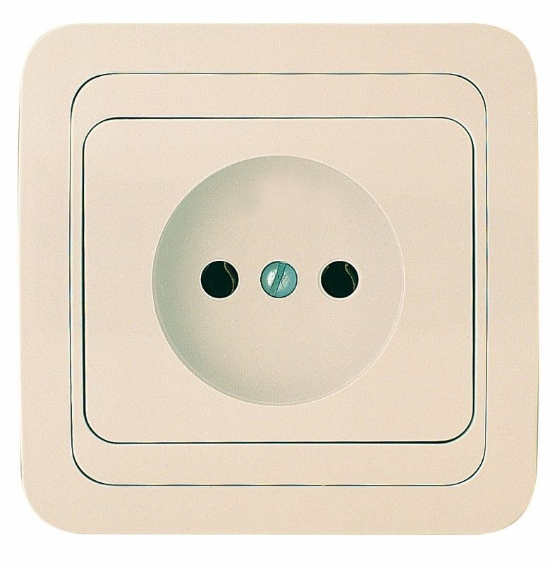 Розетка 16а керамика Makel Mimoza без заземления кремовый скрытая, 25002 - купить по низкой цене ...