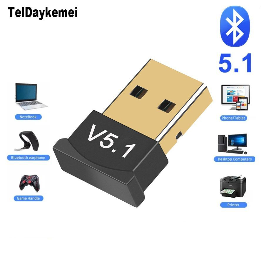Bluetooth адаптер Teldaykemei Bluetooth 5 1 Bluetooth 5 1 купить по