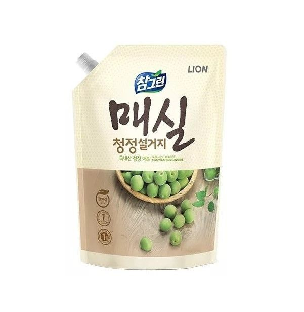 CJ Lion Средство для мытья посуды, фруктов, овощей, Японский абрикос,960 мл/ - купить с ...