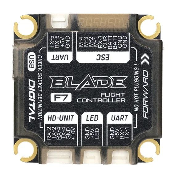 Полётный контроллер RUSH Blade F722 Digital V2 30x30 для DJI FPV ...