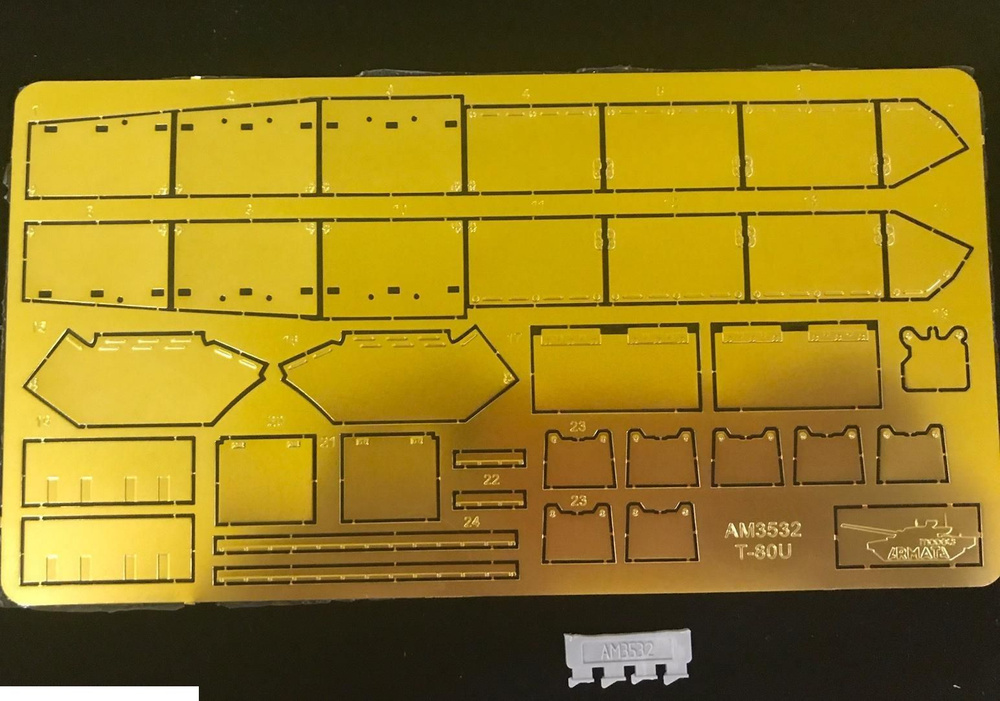Arma Models AM3532 Фототравленые бортовые экраны для Т-80У RPG Models - купить с доставкой по ...