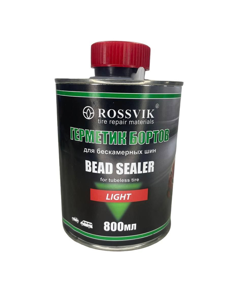 Герметик бортов шин Rossvik лайт 800мл банка с кистью купить по выгодной цене в интернет ...