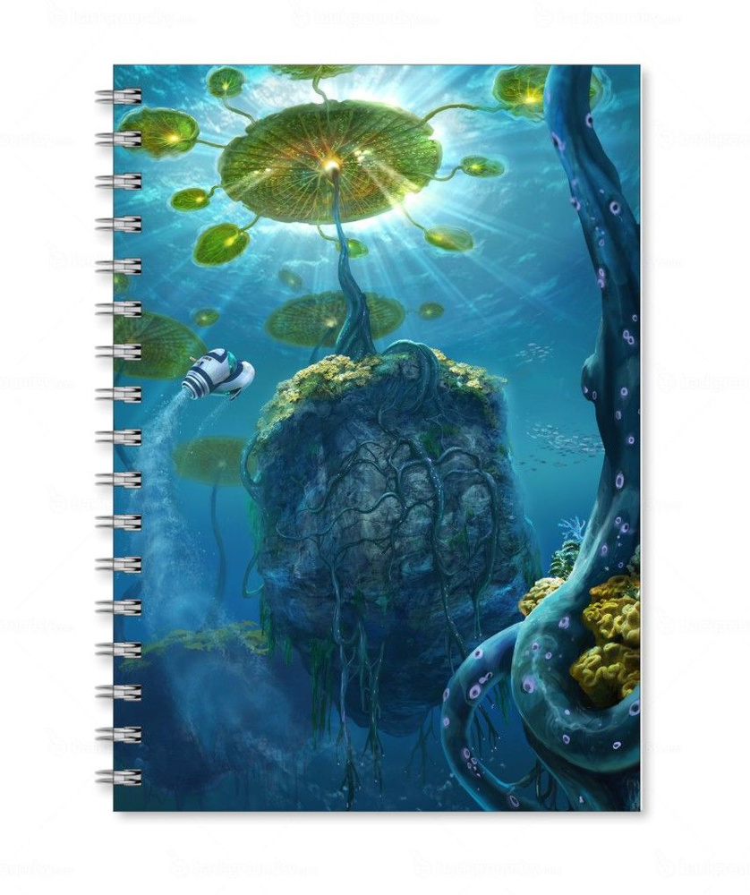 Тетрадь Mewni-Shop А4 Subnautica, Сабнатика - 0003 - купить с доставкой ...
