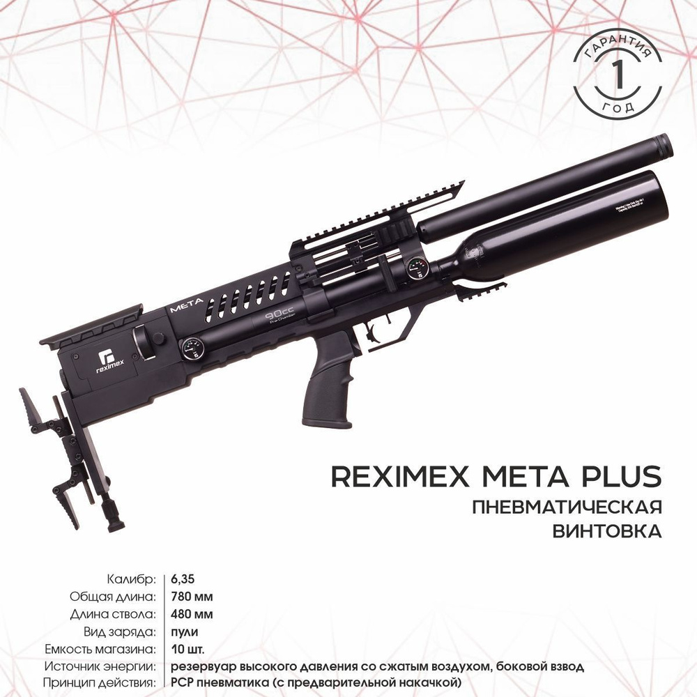 Пневматическая винтовка Reximex Винтовка пневматическая META PLUS ...