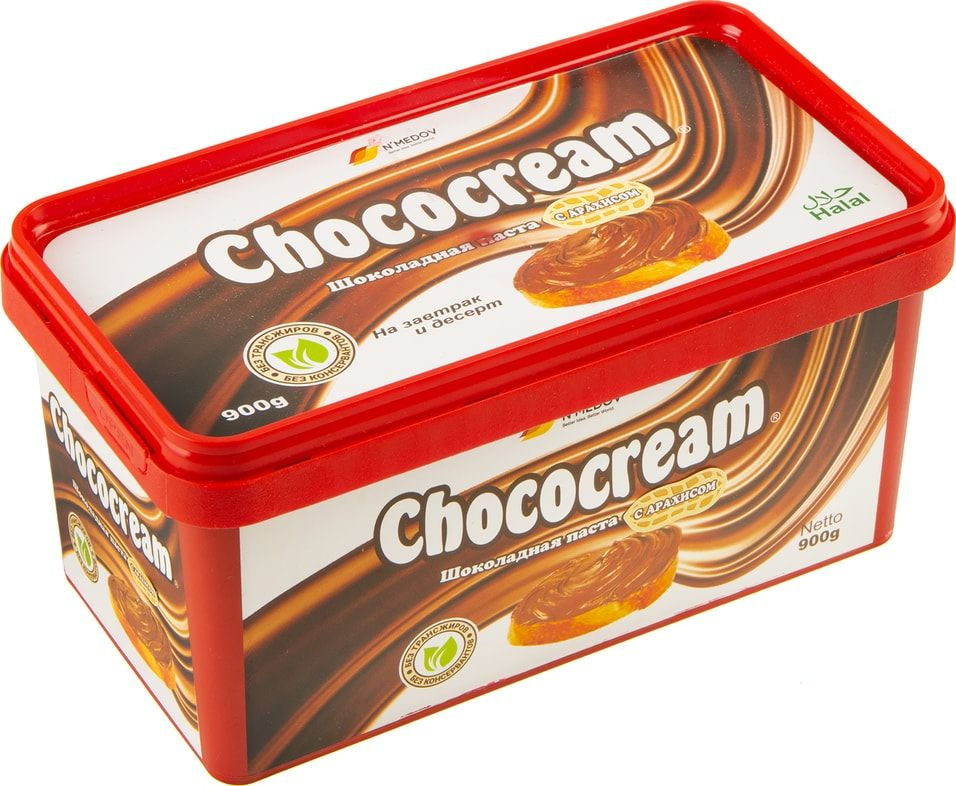 Паста шоколадная Chococream с орехами 900г х1шт - купить с доставкой по выгодным ценам в ...