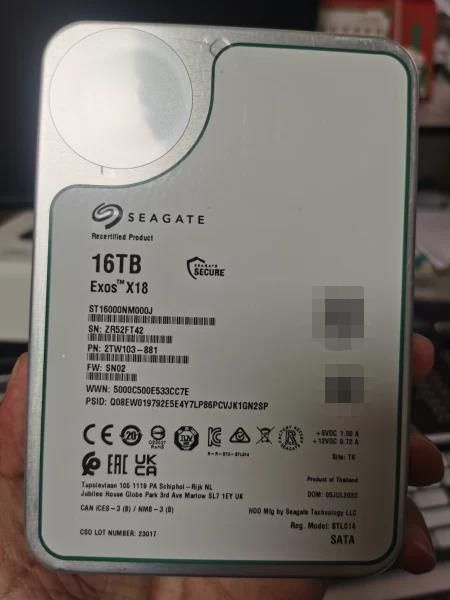 16 ТБ Внутренний жесткий диск Seagate /X18-16TB (ST16000NM000J ...
