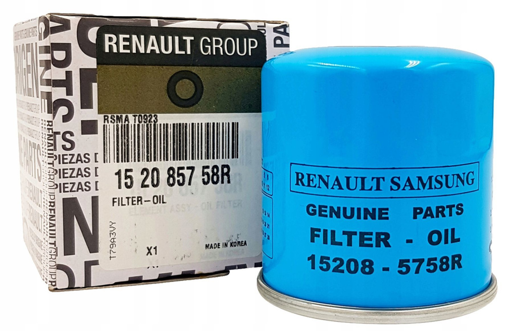 Фильтр масляный Renault масляный 152085758R Оригинал Qashqai Vesta Xray ...