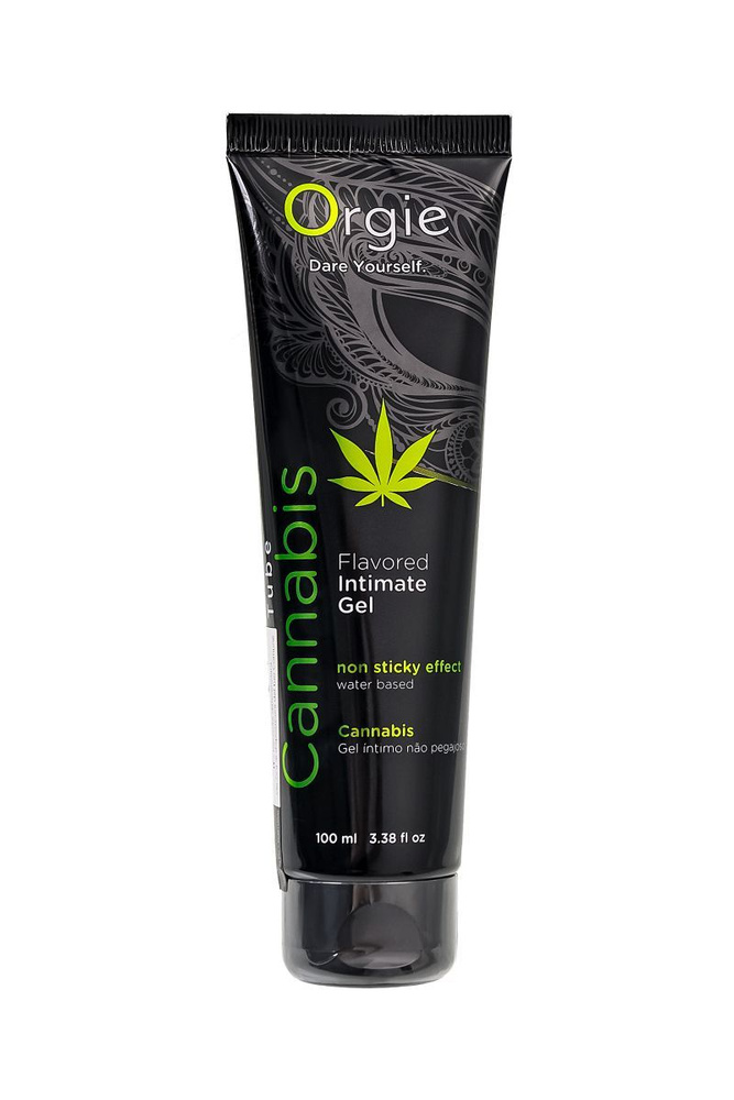 Интимный гель с коноплёй на водной основе ORGIE Lube Tube Cannabis - 100 мл. Лубрикант купить на ...