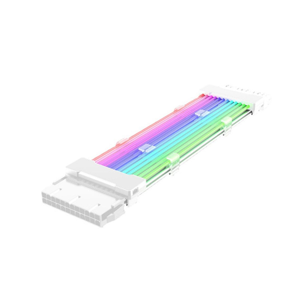 Кейс для ПК Удлинитель блока питания Кабель Argb Atx 24pin Pci E Gpu
