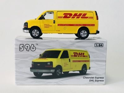 Машинка 596 model 1/64 Chevrolet express VAN GULF nypd dhl ford Bentley ...