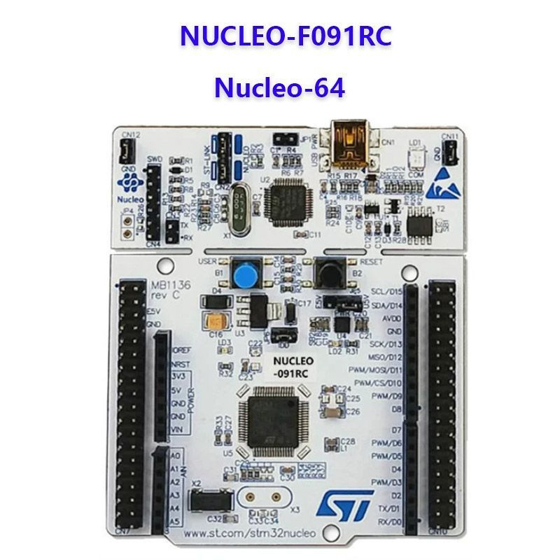 Плата разработки NUCLEO-F091RC STM32 Nucleo-64 STM32F091RCT6 - купить с доставкой по выгодным ...
