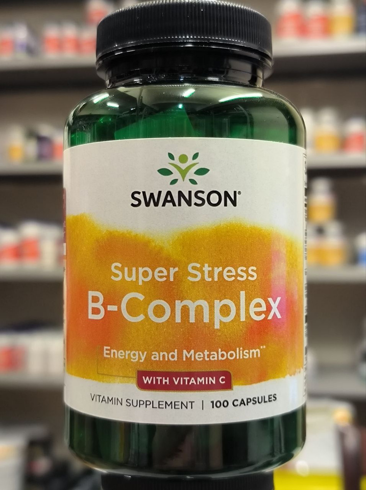 Swanson, Super Stress B-Complex, 100 капсул - купить с доставкой по ...