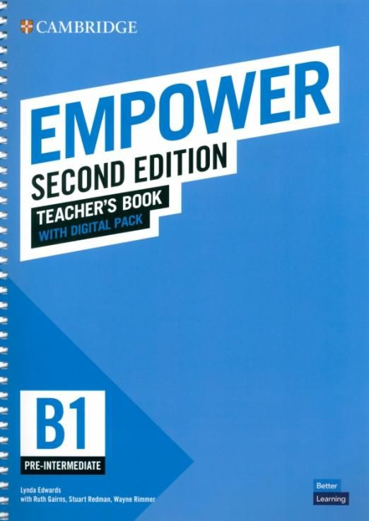 Empower. Pre-intermediate. B1. Second Edition. Teacher's Book with Digital Pack | Edwards Lynda ...