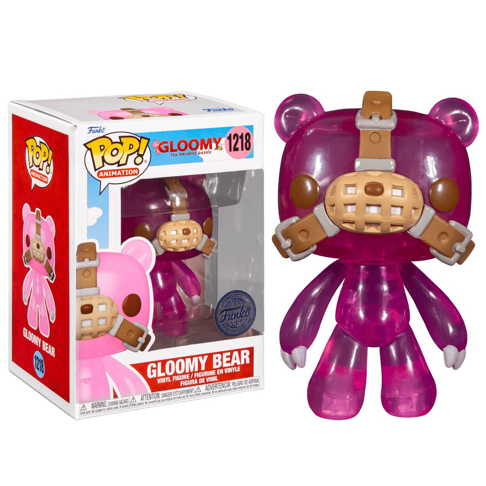 Фигурка Funko POP Gloomy Bear with Mask Translucent со стикером ...