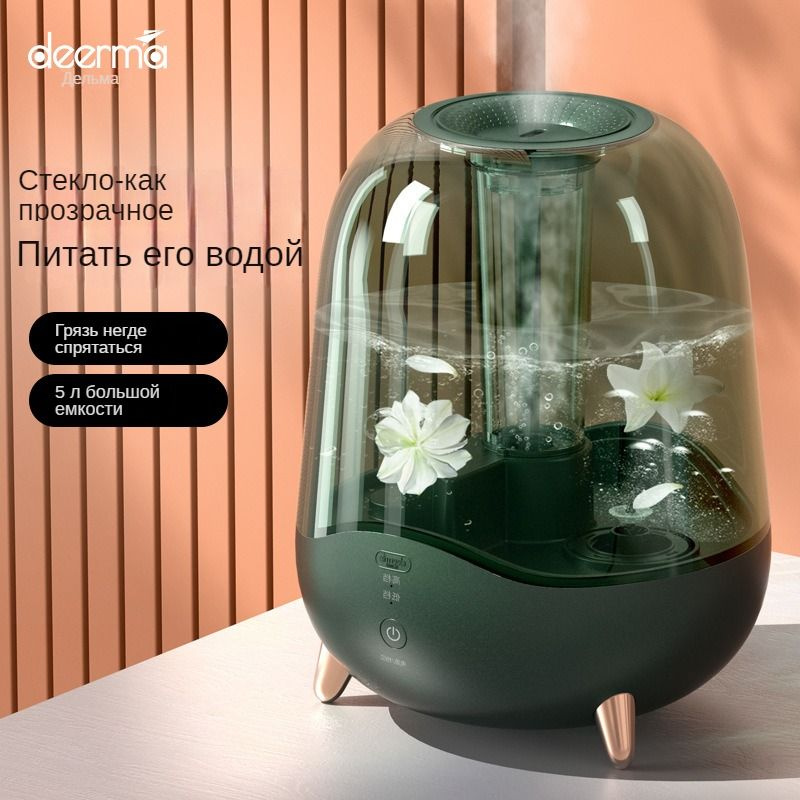 Deerma Увлажнитель воздуха DEM-F329, бирюзовый - купить с доставкой по ...
