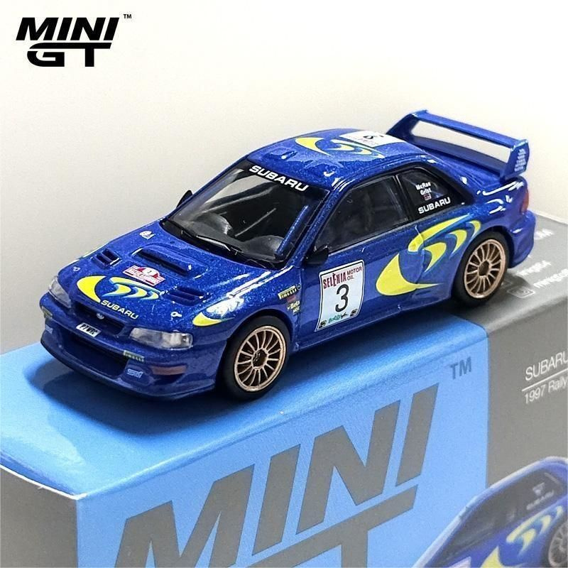 Машинка Mini GT 1/64 Minigt 512 Subaru Impreza WRC97 1997 Rally Sanremo ...