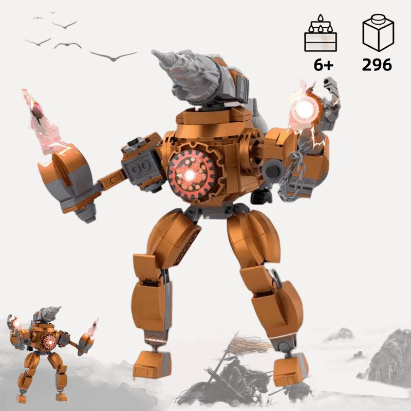 670 Титановая электрическая дрель Man Building Block Man Toy - купить с ...