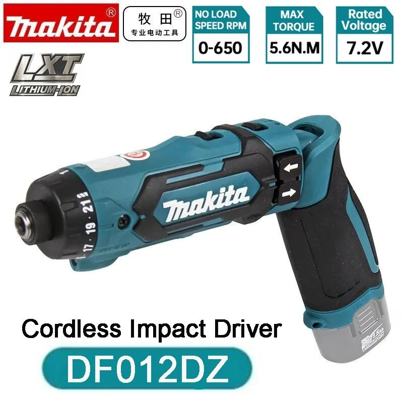 Аккумуляторная отвертка Makita DF012DZ,7.2V,0 батарей - купить по низкой цене в интернет ...