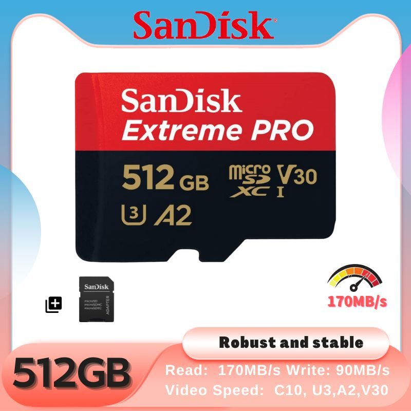 Карта памяти Extreme PRO 512 ГБ (Extreme PRO) - купить с доставкой по ...