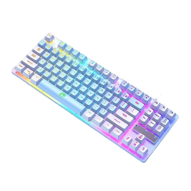 светящаяся механическая игровая клавиатура с 87 клавишами - купить с ...