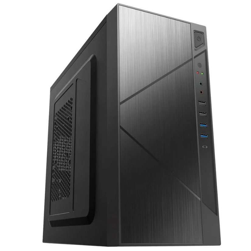 Foxline Компьютерный корпус FZ-059-SX450R-U32C, черный - купить с доставкой по выгодным ценам в ...