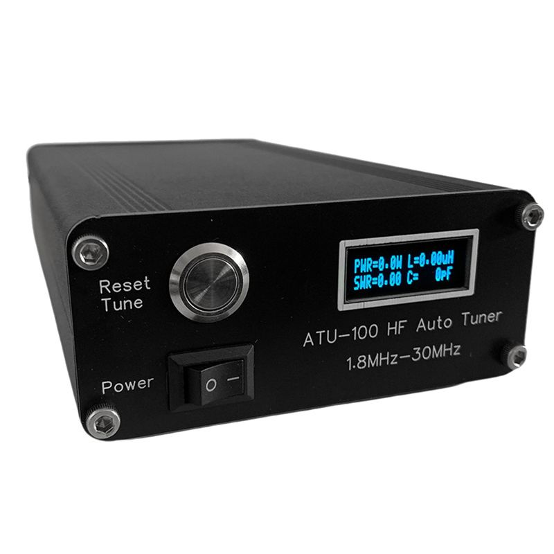 (P A E Q) ATU-100 Auto Tuner Радиотюнер Антенный N7DDC+0.91 OLED V3.1 DIY Автоматический ...