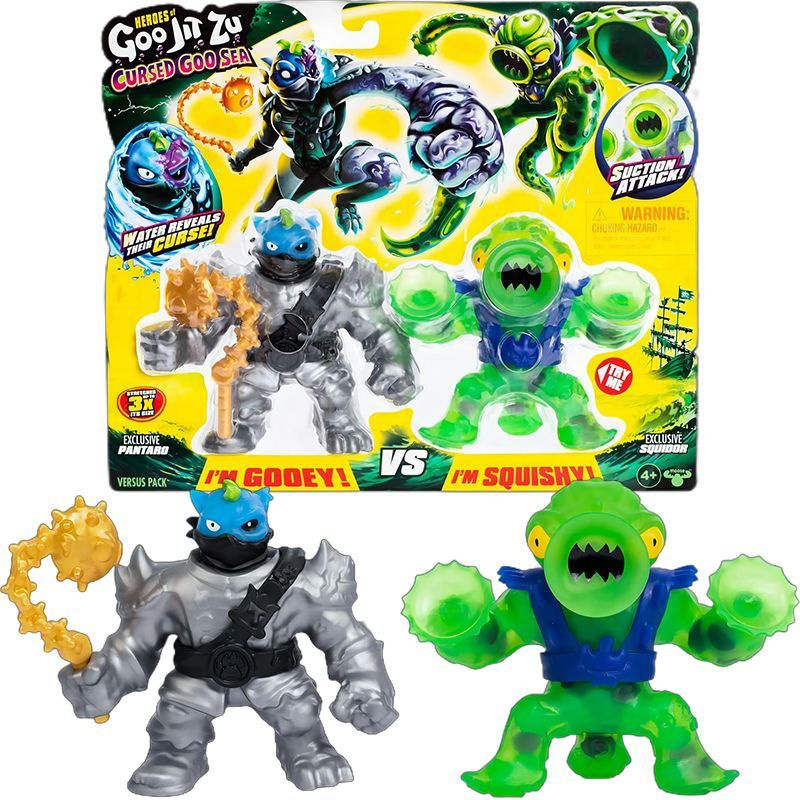 Игрушки GooJitZu Двойная игра, наборы Атакующая растягивающаяся фигурка ...