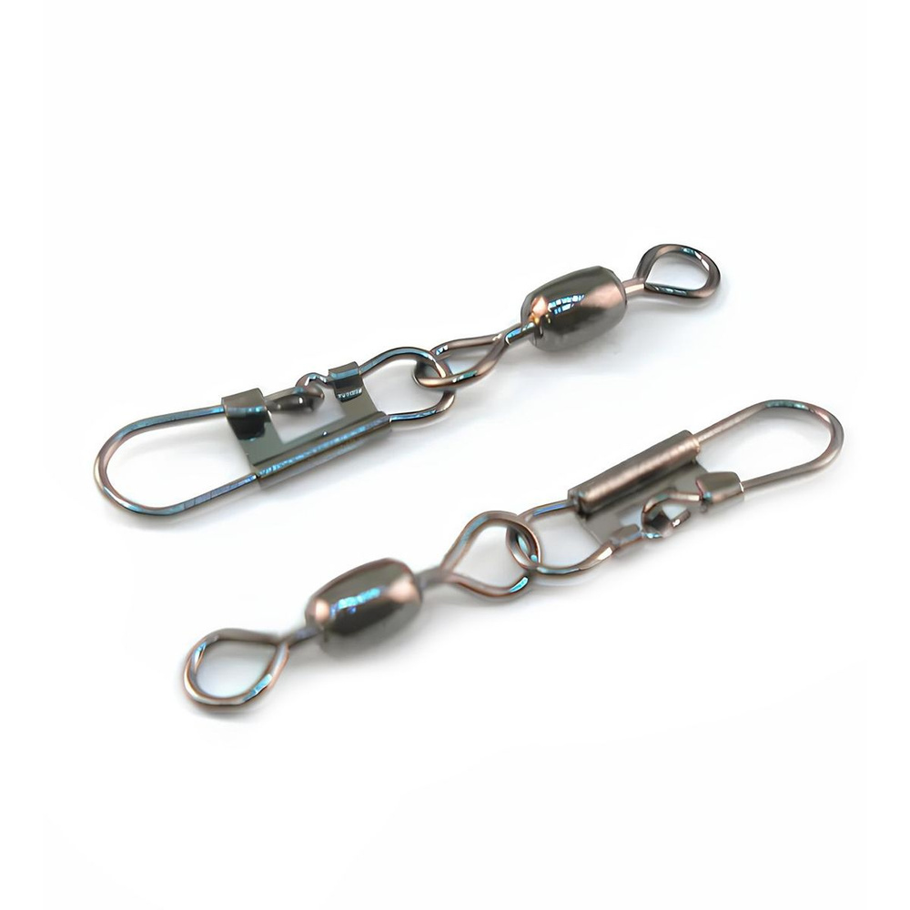 Вертлюги с застежкой Owner 5189 Snagless Snap w/Barrel Swivel (5шт) №6 ...