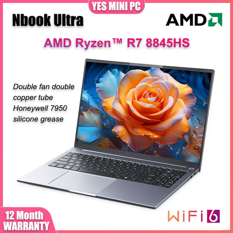 Ноутбук AMD R7 8845HS, серебристый купить по низкой цене: отзывы, фото ...