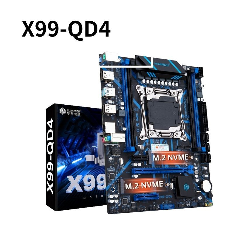 Материнская плата HUANANZHI X99-QD4 купить по низкой цене с доставкой и ...