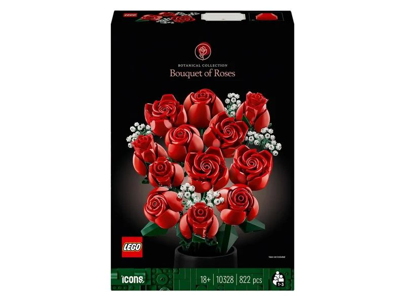 Конструктор LEGO Icons 10328 букет роз - купить с доставкой по выгодным ...