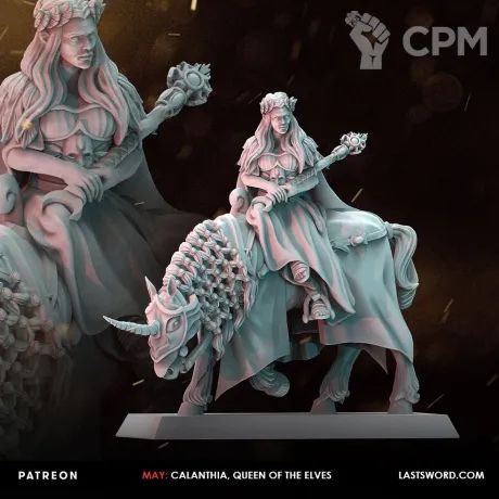 Warhammer High Elves Mount Queen/Королева эльфов на коне купить на OZON ...