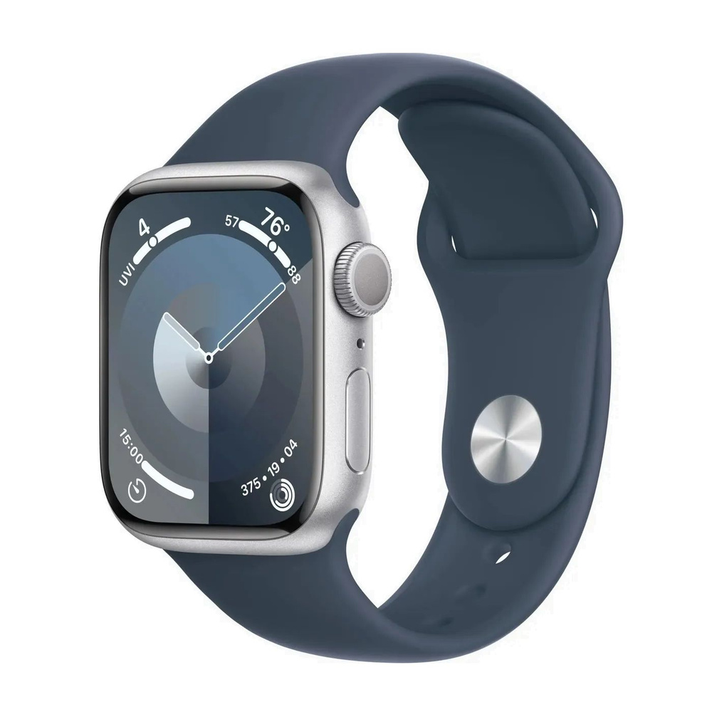 Смарт-часы Apple Watch Series 9 A2978 41мм OLED корп.серебристый Sport ...