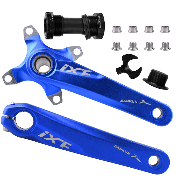 IXF Jiankun Mountain Bike Hollow Technology Crank 170mm Велосипедная рукоятка с кареткой (синяя ...