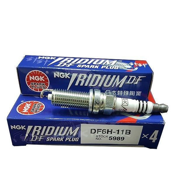 Свеча зажигания иридий, 1 шт. NGK Iridium DF DF6H-11B (5989) для ...