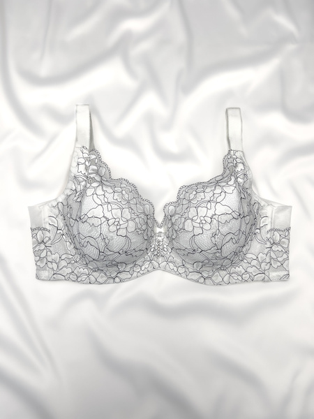 Бюстгальтер Женский Белье ГРАЦИЯ, размер 90C белый Китай купить c доставкой на OZON по низкой ...