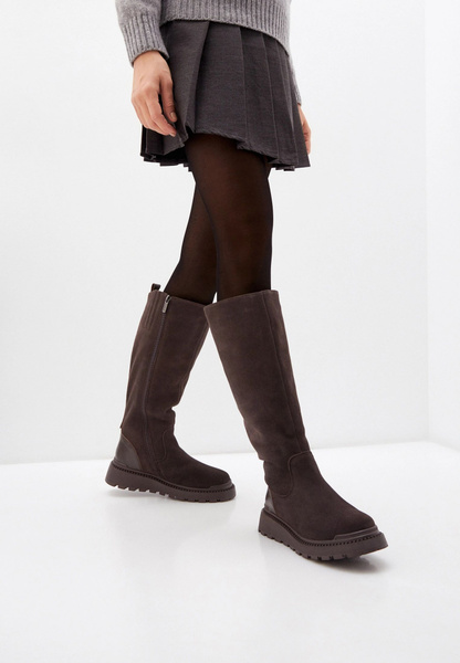 Сапоги Женский Milana, размер 39 серый Зима 6 Платформа Россия Молния купить c доставкой на OZON ...