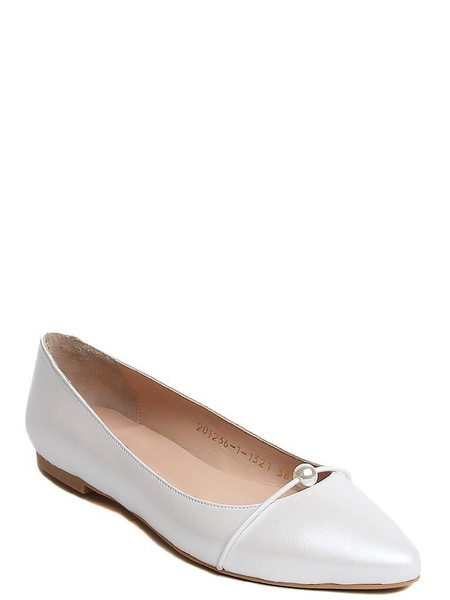 Туфли Женский Milana Натуральная кожа, размер 36 6 Россия Без застёжки Закрытый нос, Маломерит ...