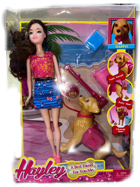 Кукла Hayley выгуливает собачку Barbie / Барби с собакой купить на OZON ...