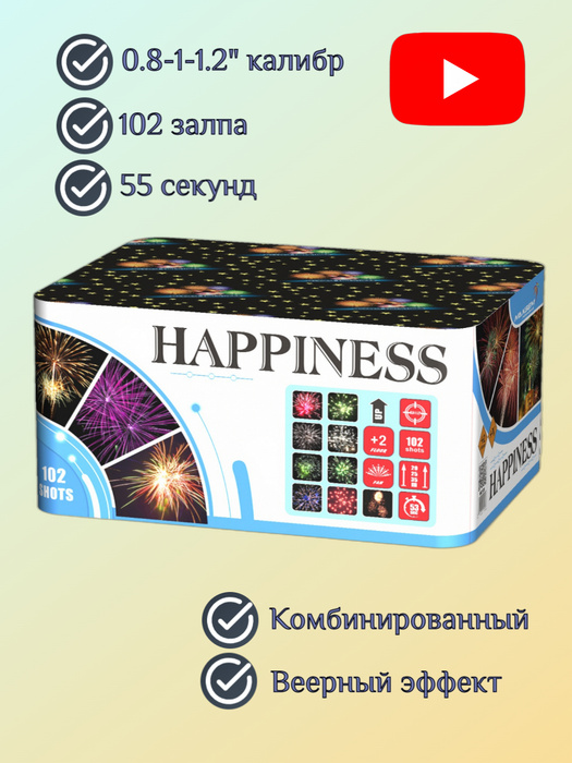Батарея салютов фейерверк 100 залпов / Салют Калибр 0.8-1-1.2 ...